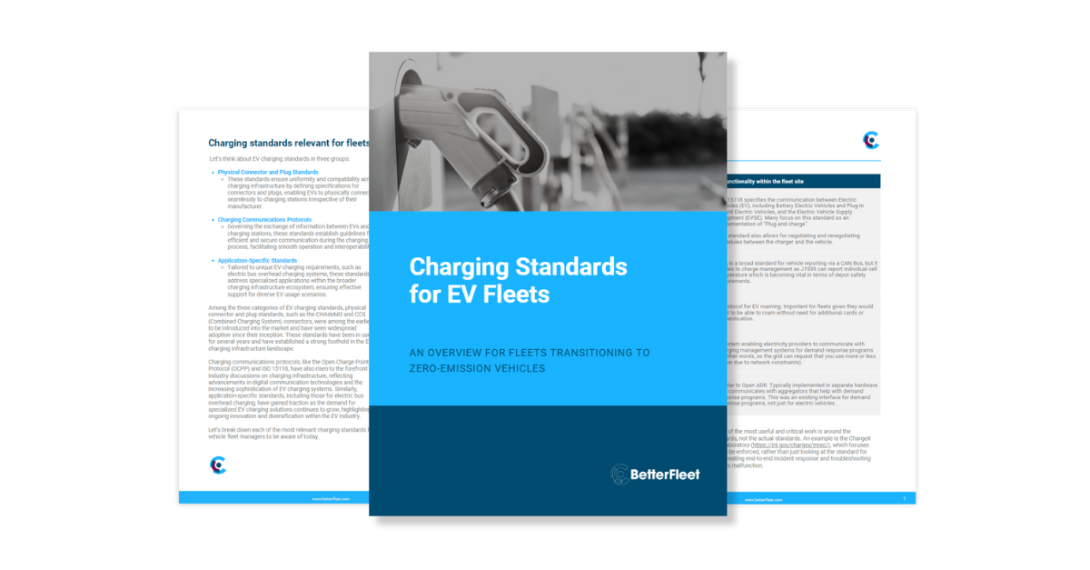 Charging Standards for EV Fleets